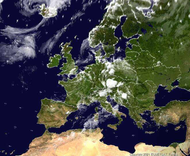 Images satellite de Europe - meteorama.fr